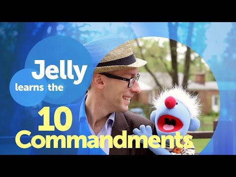Jelly Learns the 10 Commandments | Christian Kids Bible Video (sing-a-long)