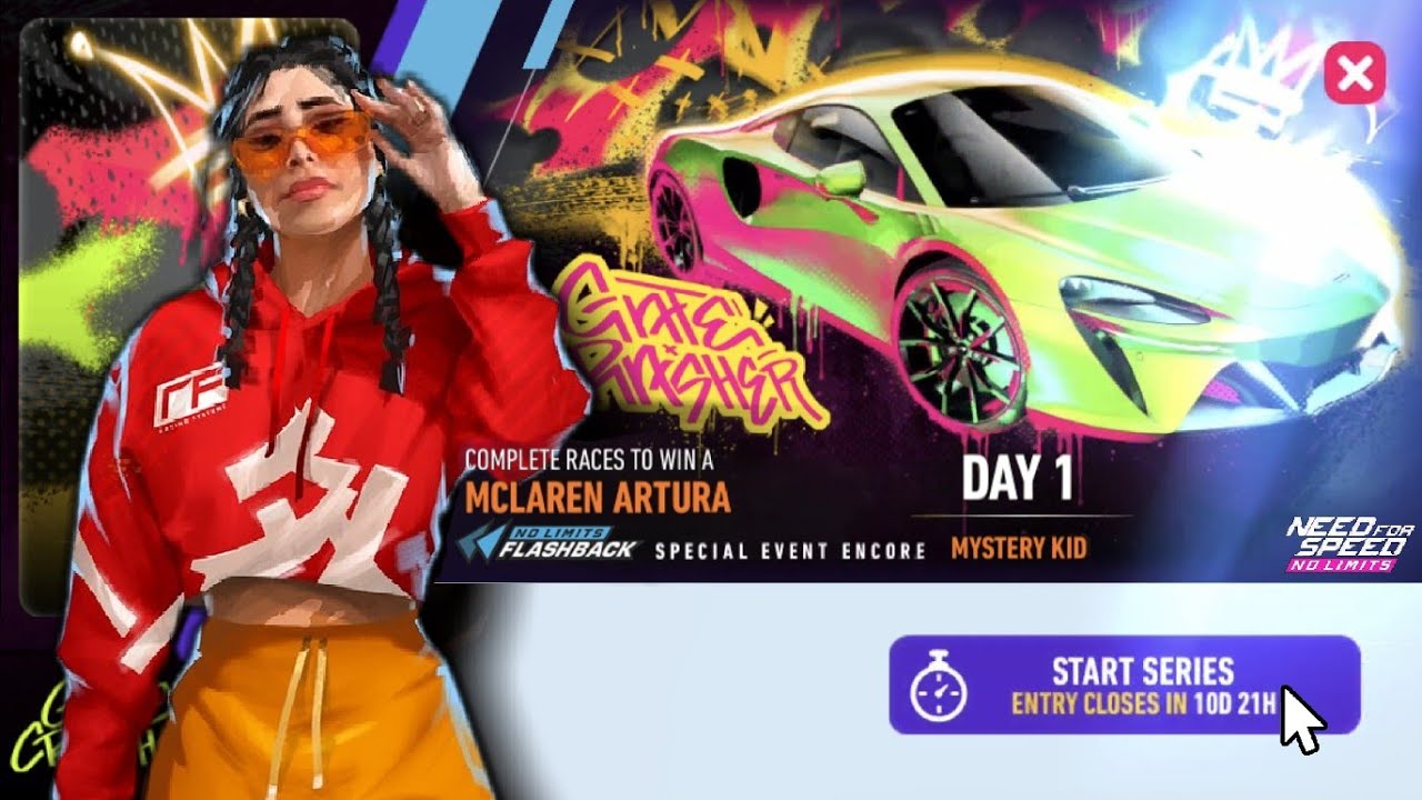 21:9 | McLaren Artura | Day 1 MYSTERY KID | NFS No Limits Gate Crasher ...