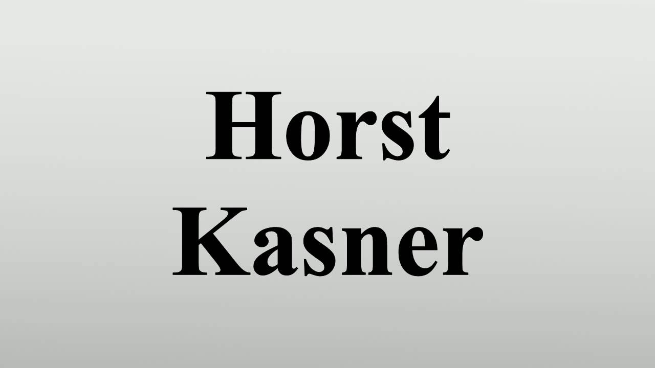 Horst Kasner - YouTube