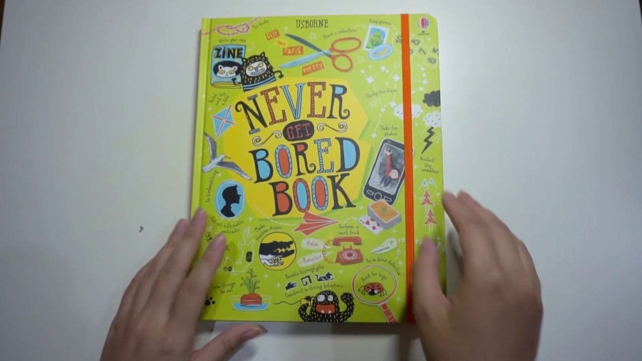 Usborne - Never Get Bored Book - YouTube