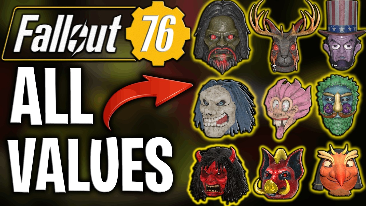 What Fasnacht Masks Are Rare and How To Get Them - Fallout 76 - YouTube