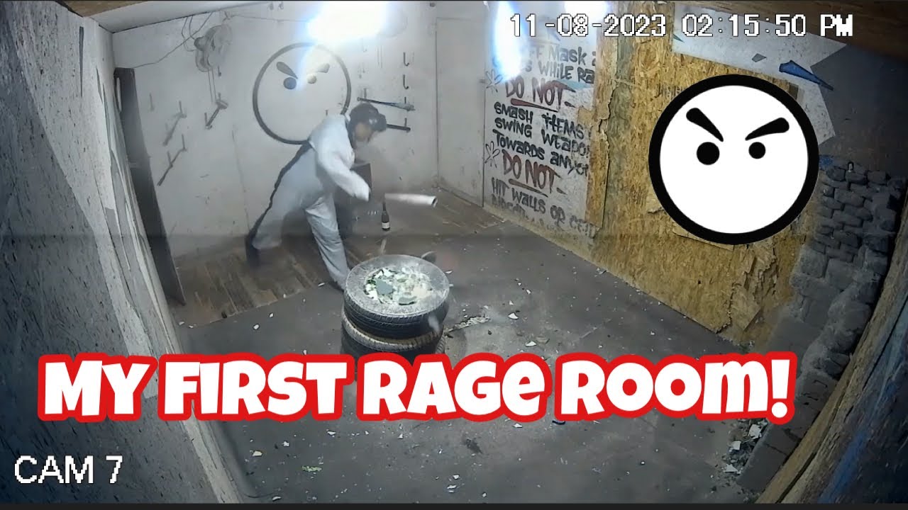 Rage Room Vlog at Rage Industry in Seattle! - YouTube