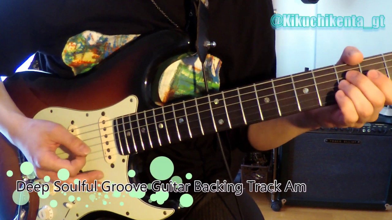 Deep Soulful Groove Guitar Backing Track Am guitar Improvisation - YouTube