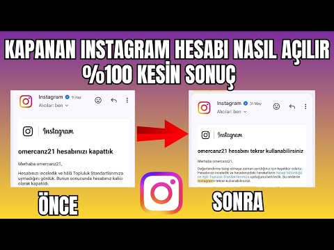 İNSTAGRAM HESABIM KAPATILDI SORUNUNDA ÇÖZÜM - instagram kapanan hesap açma 2025