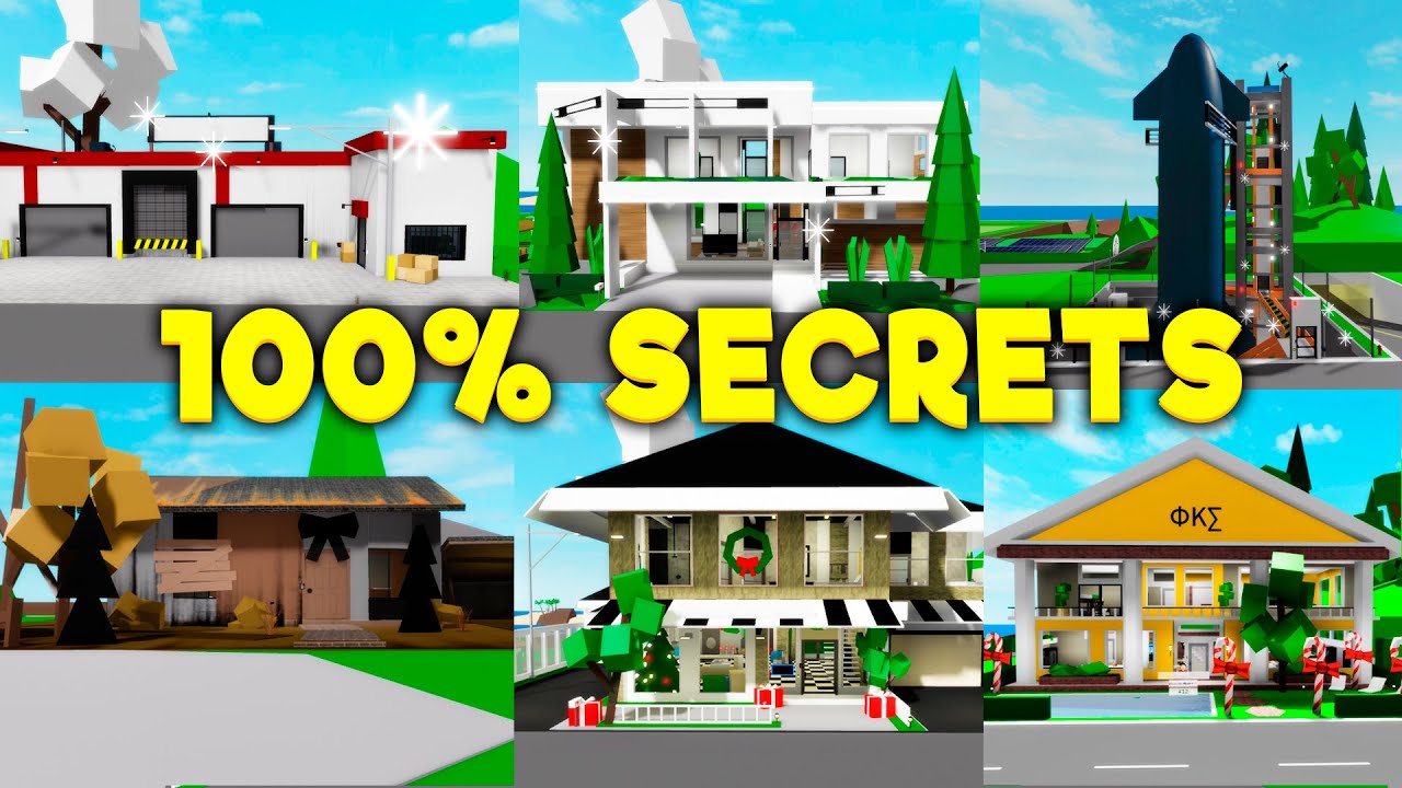 THE SECRETS OF ALL THE HOUSES in BROOKHAVEN! - YouTube