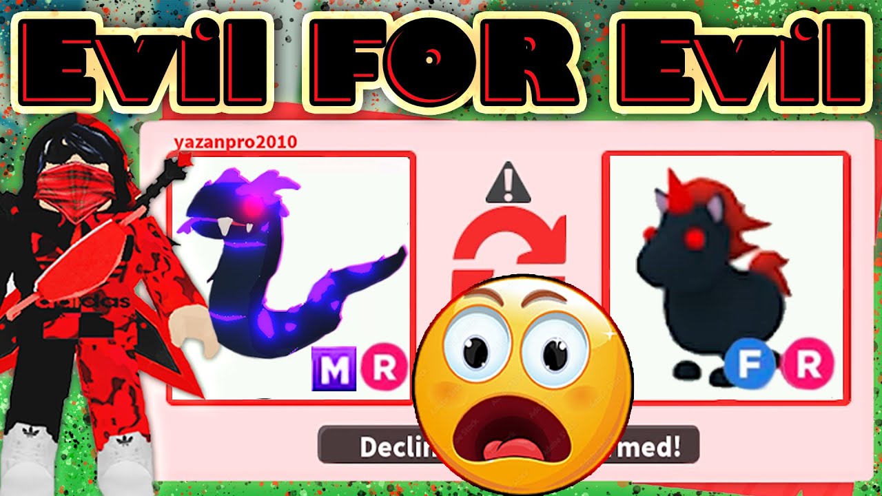 I TRADED MY MEGA EVIL BASILISK FROM NEW ADOPT ME HALLOWEEN UPDATE - YouTube