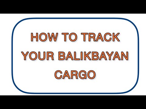 HOW TO TRACK YOUR BALIKBAYAN CARGO #tracking #cargo #balikbayanbox ...