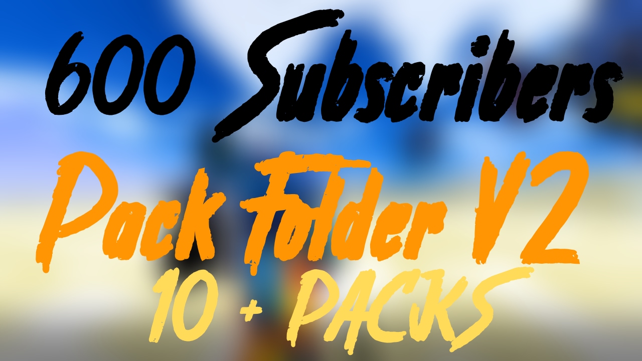 [600] TEXTURE PACK FOLDER RELEASE V2 - YouTube