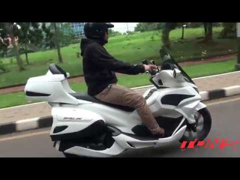 MODIFIKASI PCX 2018 II SI PUTIH JALAN JALAN - YouTube