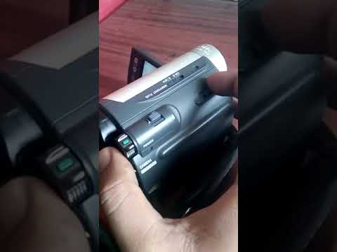 Sony Handycam mini cassette drive type - YouTube