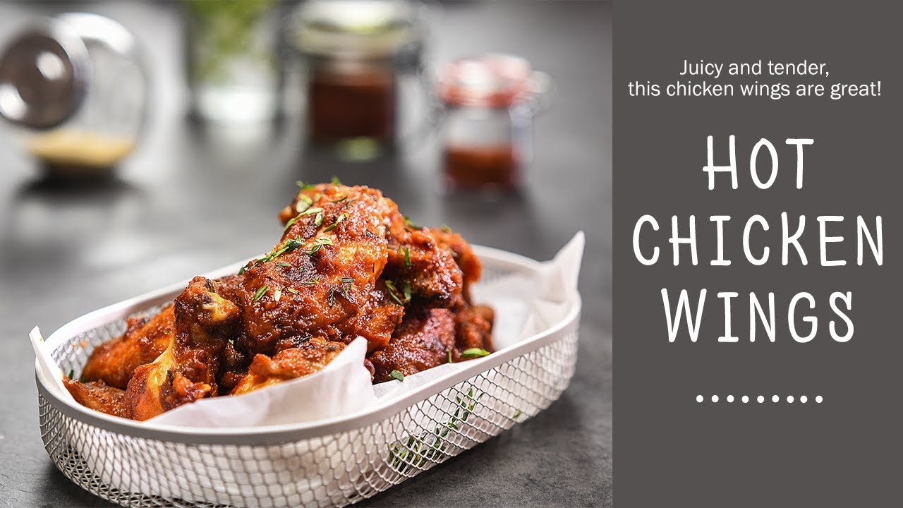 Baked Hot Chicken Wings / Food Channel L - A New Recipe Every Day ...