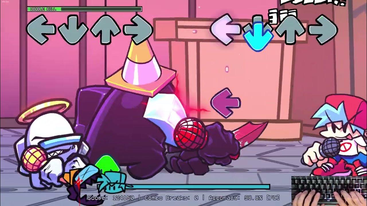 FNF Vs. Imposter V4 Update Week 3 White Black - Double Kill (FC) (4k) - YouTube