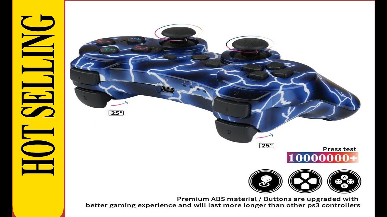 Best? Ps3 Controller Wireless 2 Pack Double Shock Gamepad For ...