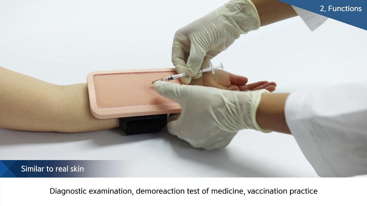 BT-CSID : Tampon pour injection intradermale - YouTube