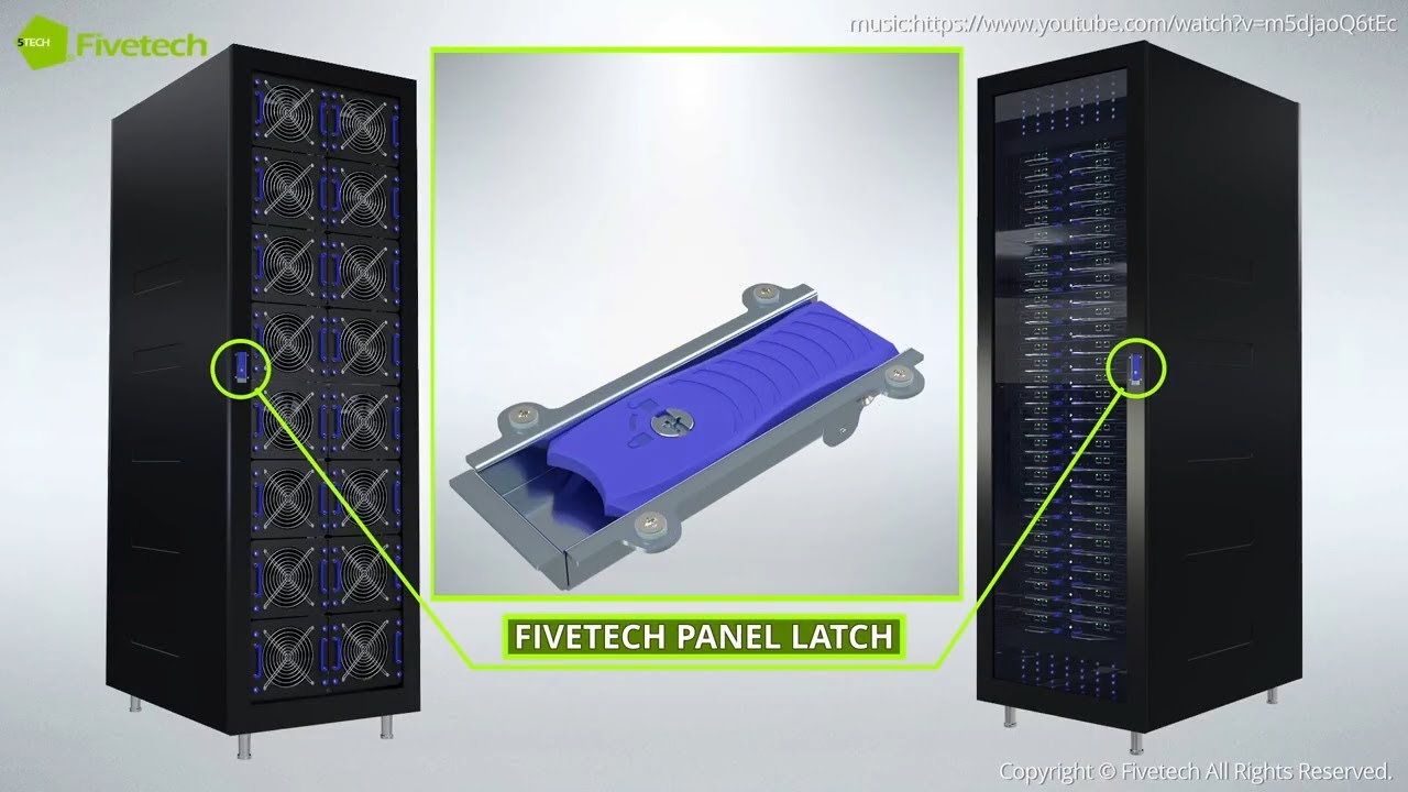 Fivetech–Panel Latch Application For AI Server - YouTube