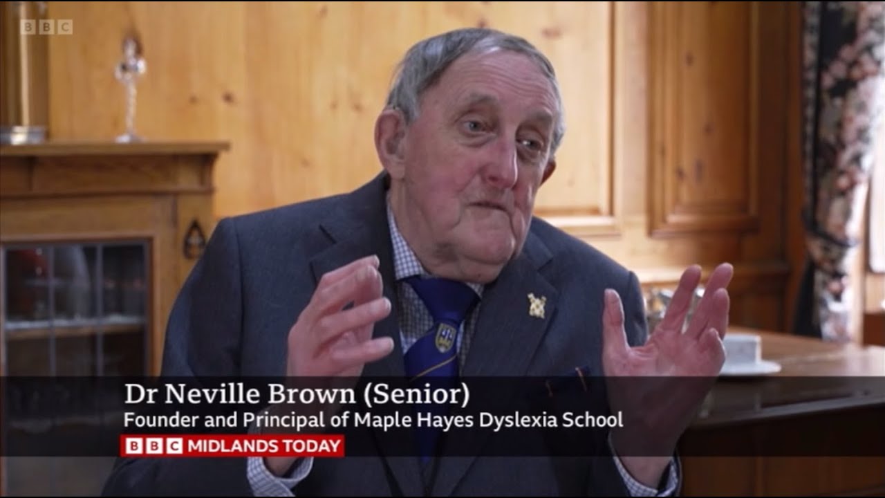 Maple Hayes Dyslexia School | Dr Brown’s 90th Birthday on BBC Midlands ...