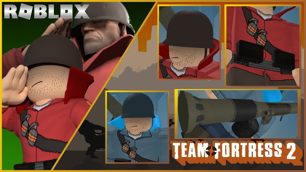The Soldier Roblox Avatar Showcase - Team Fortress 2 - YouTube