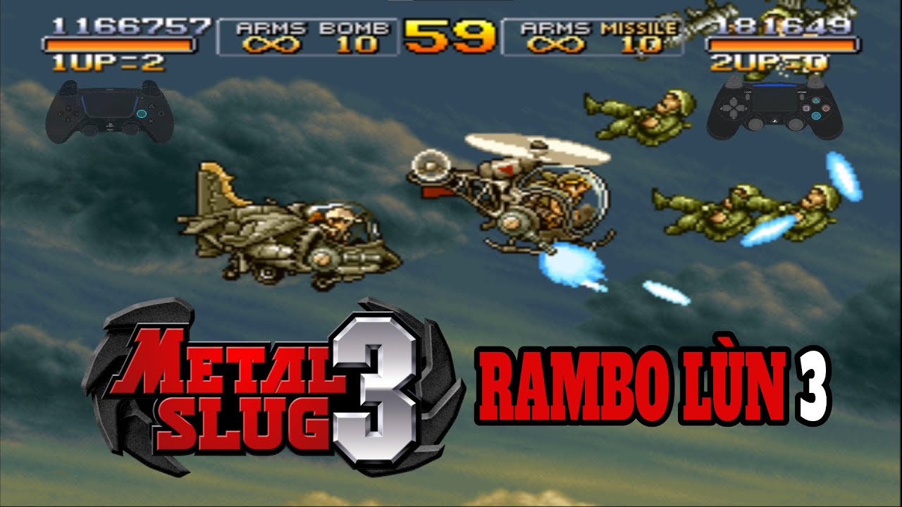 Metal Slug 3 Full Playthough (Rambo Lùn 3) [2 Players - Remote Play ...