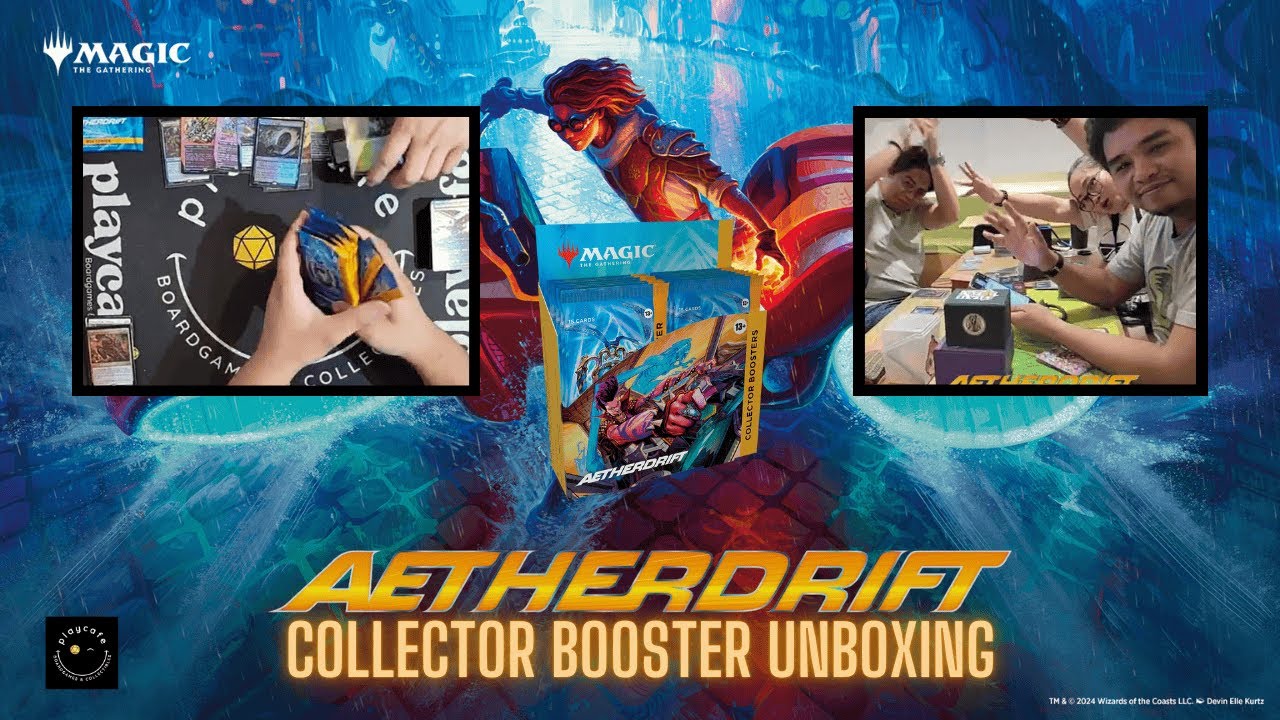 Aetherdrift Collector Booster Unboxing - DFT Packs - YouTube