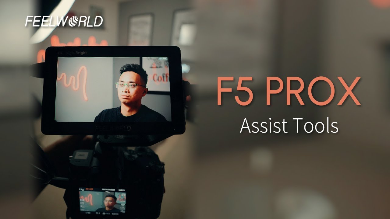 Camera Monitor Assist Tools for Filmmakers - FEELWORLD F5 PROX Camera Monitor - YouTube