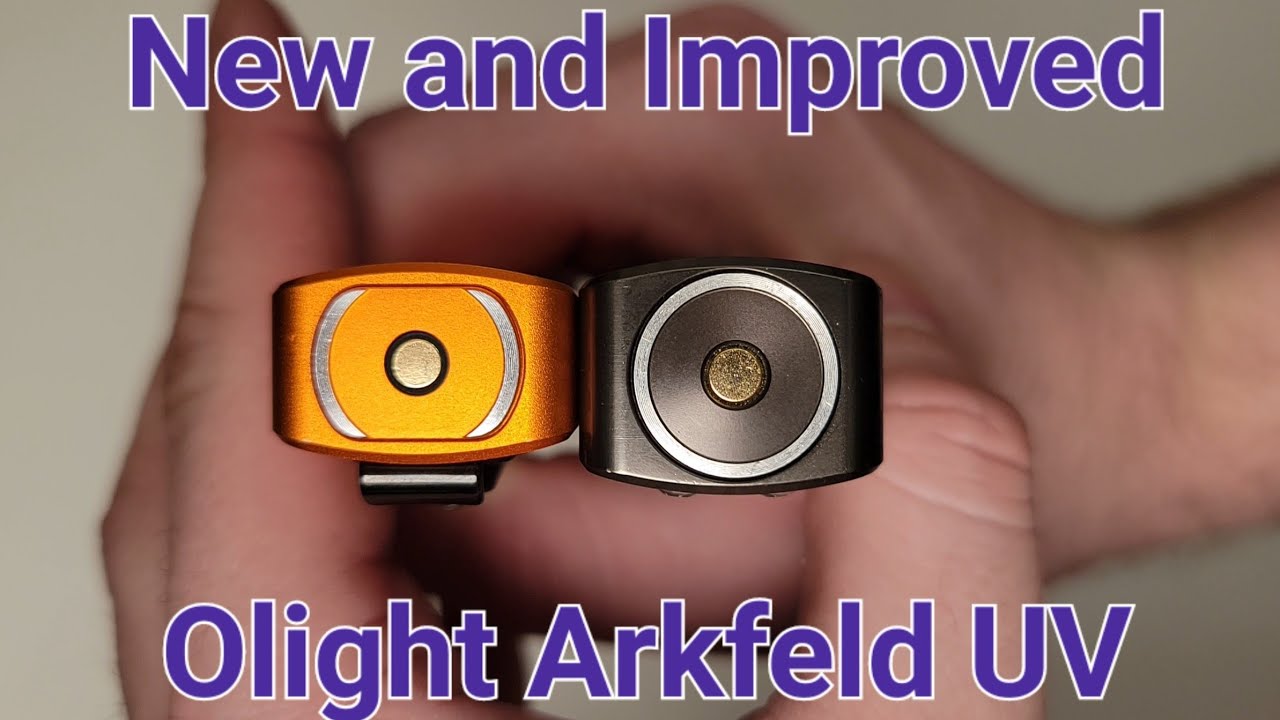 Arkfeld UV vs. Pinwheel Grey - Olight Canada March Flash Sale - YouTube