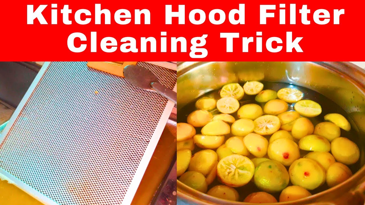 Kitchen Hood Filter Cleaning | Kitchen Cleaning tips and tricks - YouTube