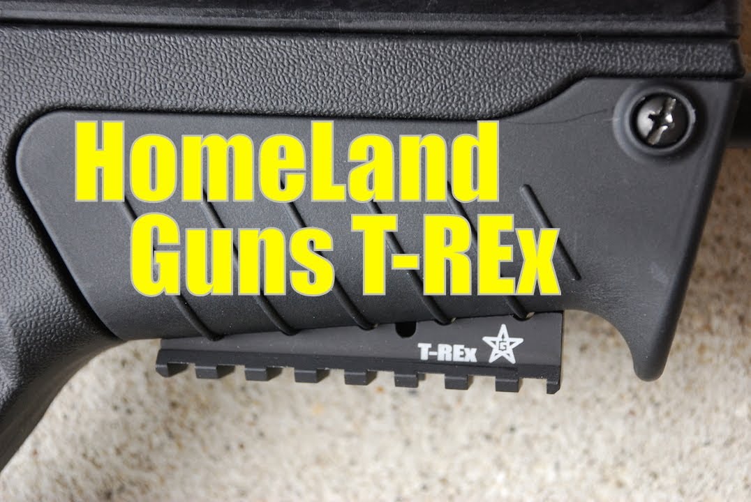 T-REx Accessory Rail For The Tavor By HomeLand Guns - YouTube
