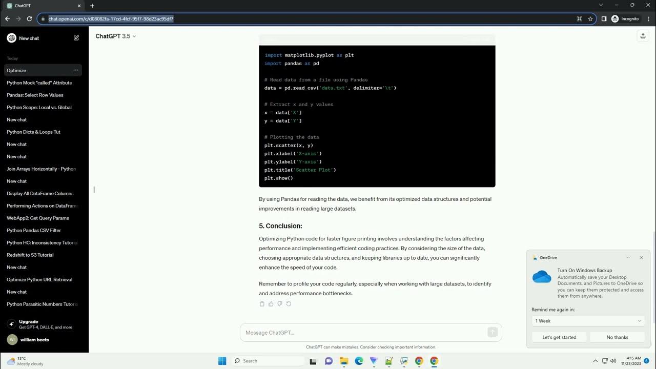 Python Printing figures from file is getting slower and slower - YouTube