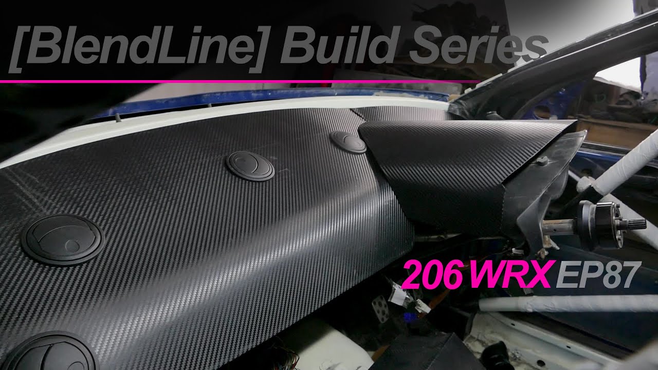 Carbon Wrap Dash *WRC Replica Build Series* 206 WRX Ep87 - Custom Cold ...