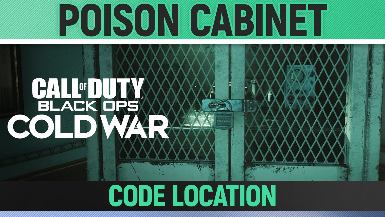 Call of Duty: Black Ops Cold War - Poison Cabinet - Code Location - YouTube