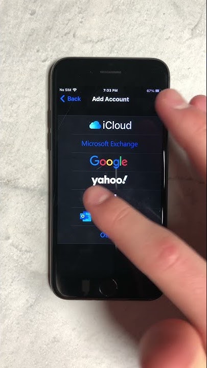How To Add Multiple Email Accounts On iPhone Or iPad #Shorts - YouTube