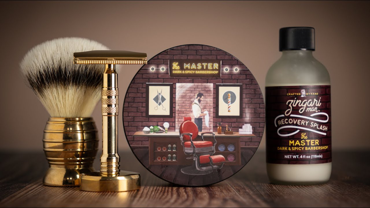 Shaving - The Master - Wolfman WR4 - Lather Games - YouTube