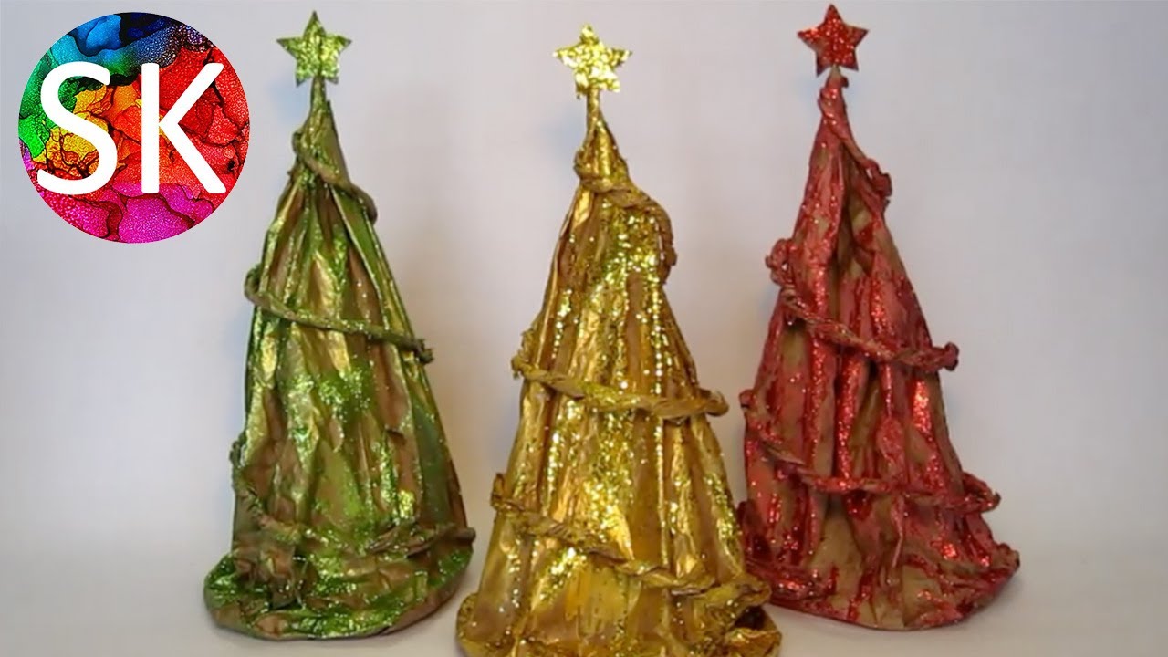 Christmas Tree Lantern craft idea | Shabby Chic Holiday tree | DIY ...