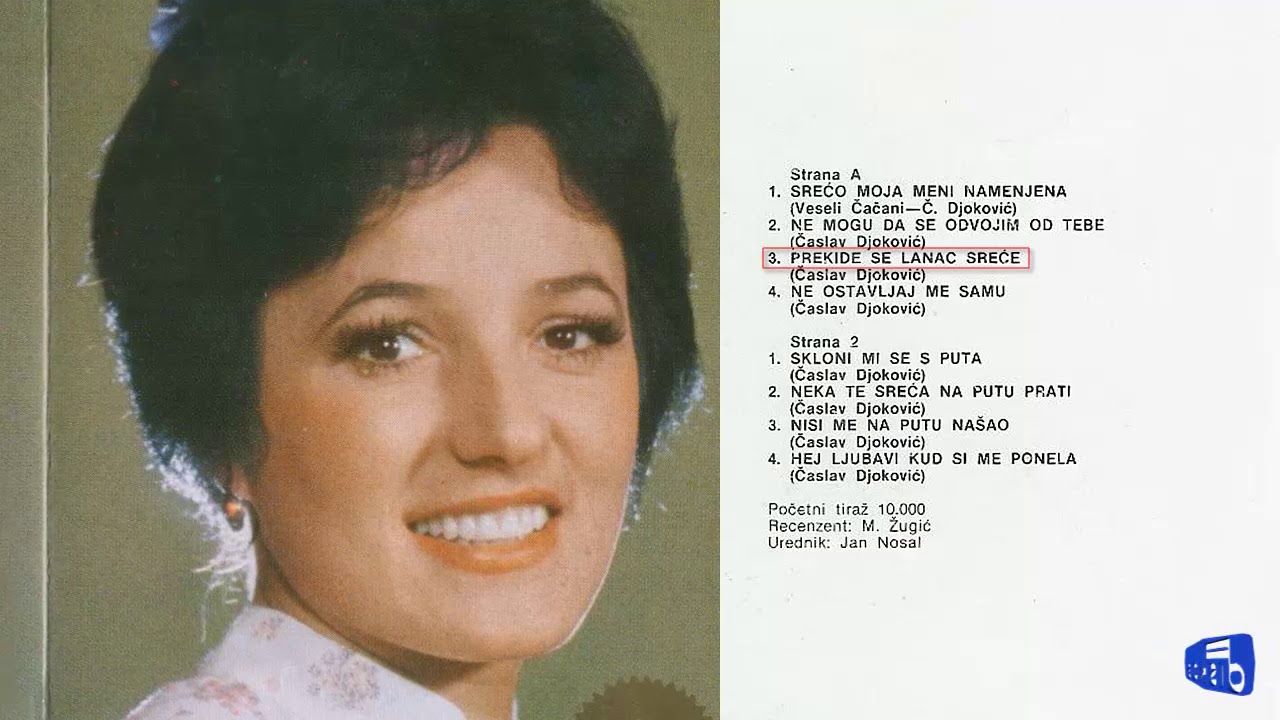 Vera Matovic - Prekide se lanac srece - (Audio 1978) - YouTube