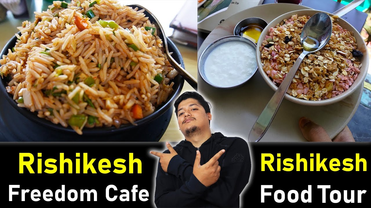 Mushroom Fried Rice & Mango Juice 😋😋 - OM Freedom Cafe In Rishikesh ...