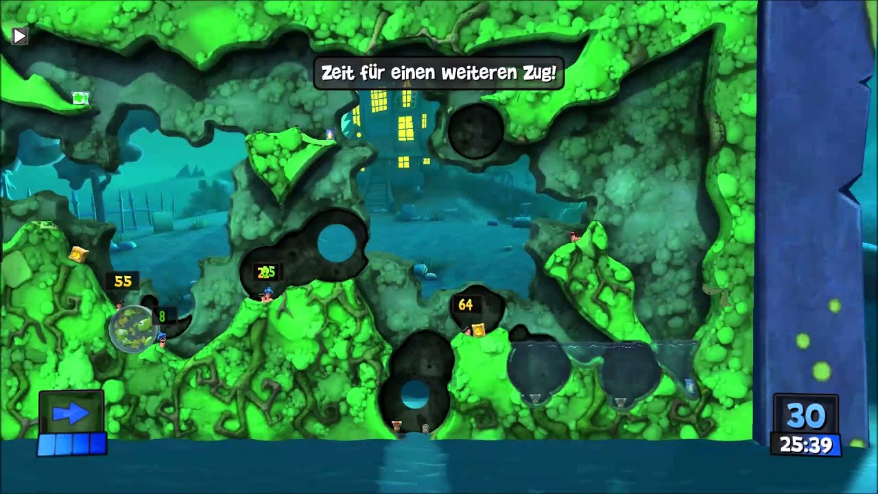 Lets Play Together Worms #10 Letzte Möglichkeit - YouTube