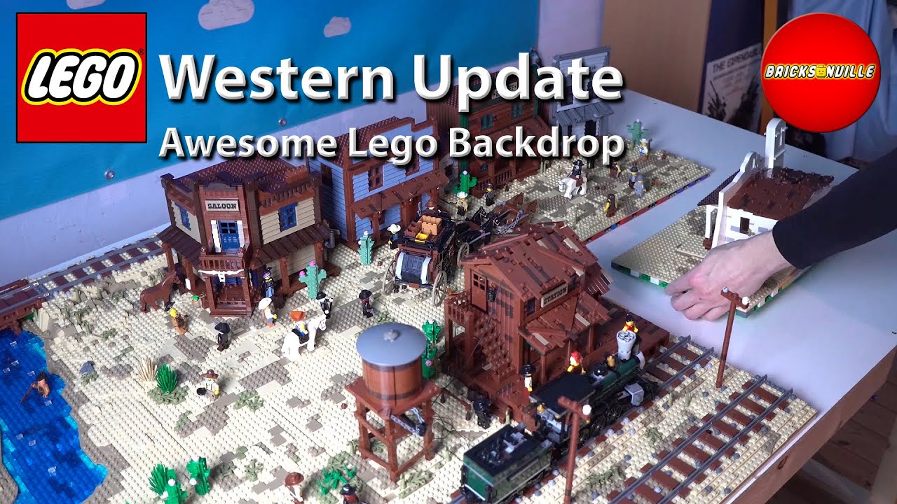 Lego Wild West City Update - New Table and Awesome Lego Backdropv #11 ...