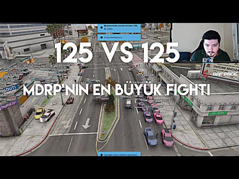 MDRP'NIN EN BÜYÜK FİGHTI! 125vs125 #mdrp #707st #90st #lunatic #uncles #brooklynhood