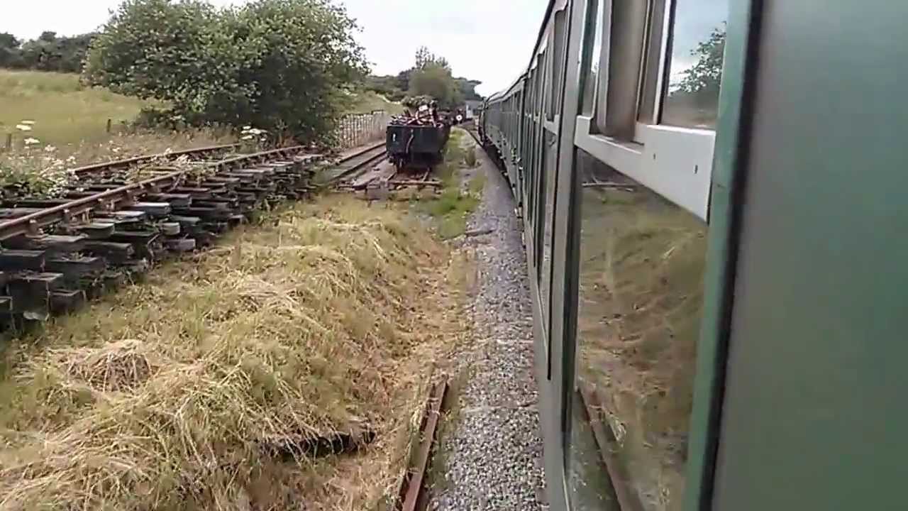 Steam Engine Battle of Britain Class "MANSTON" 34070 'Swanage to Corfe ...