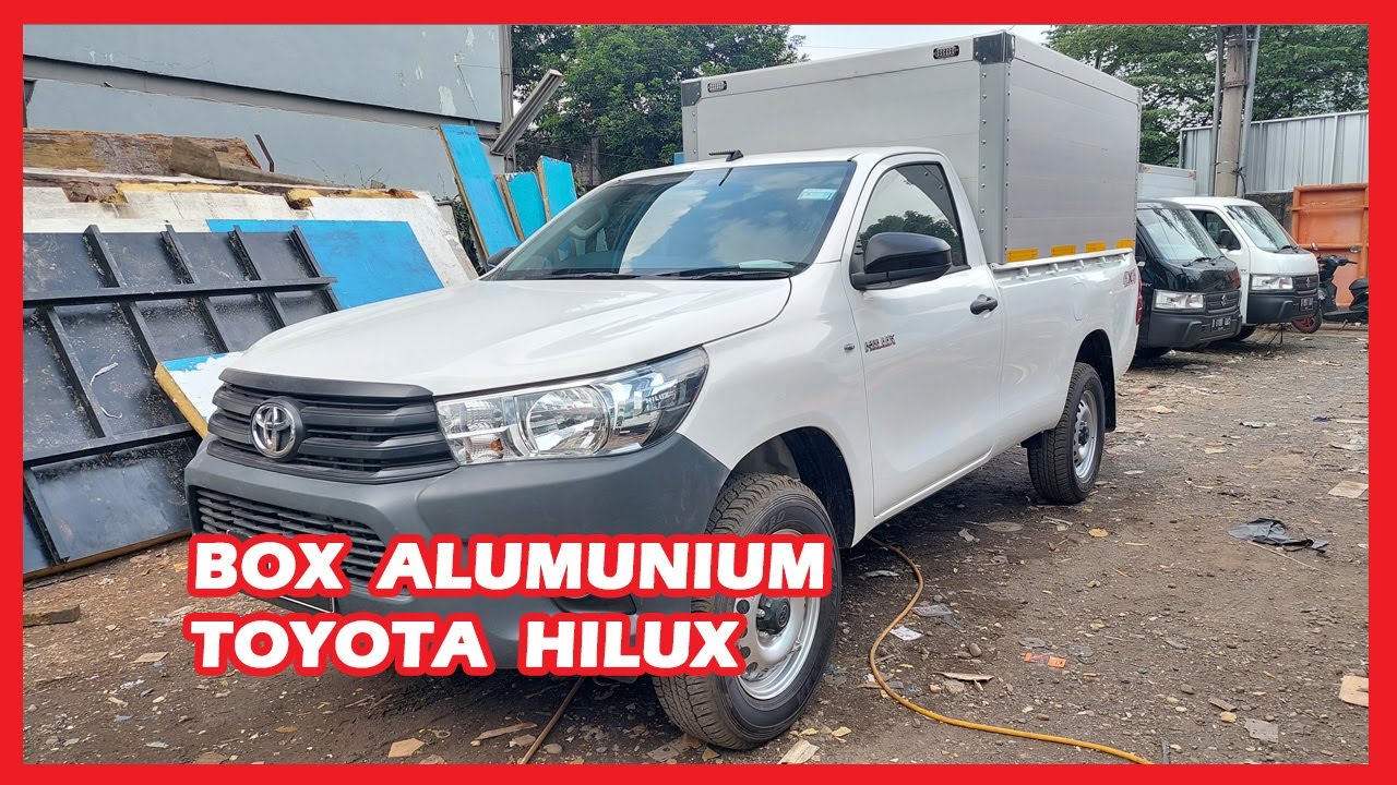 Box Alumunium Toyota Hilux - YouTube