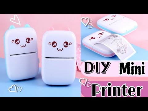 Diy mini cute Printer making at home//How to make mini printer with ...