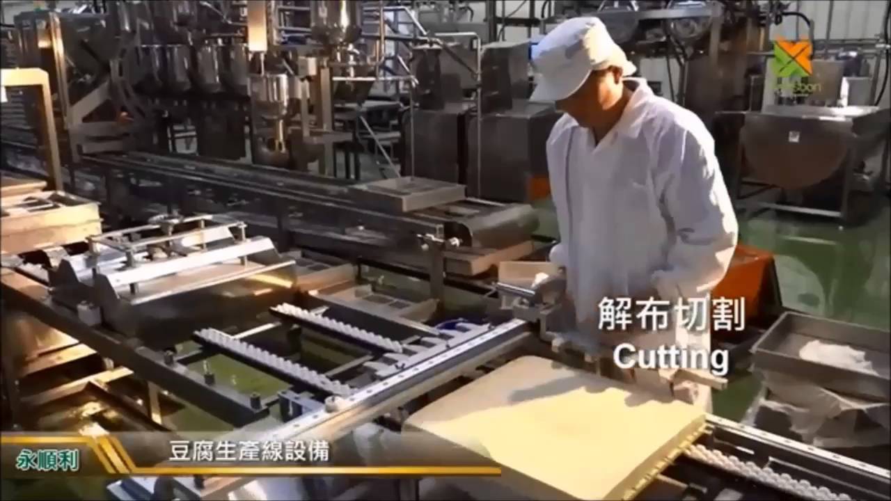 EVERSOON Tofu Production Line | Cutting Machine | Manual Cutting Tofu ...