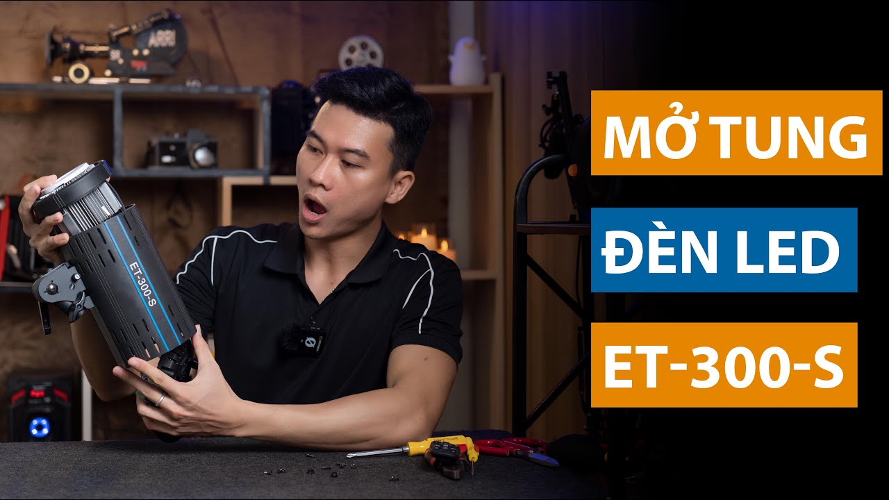Mở tung đèn ET 300S #denledet300s - YouTube