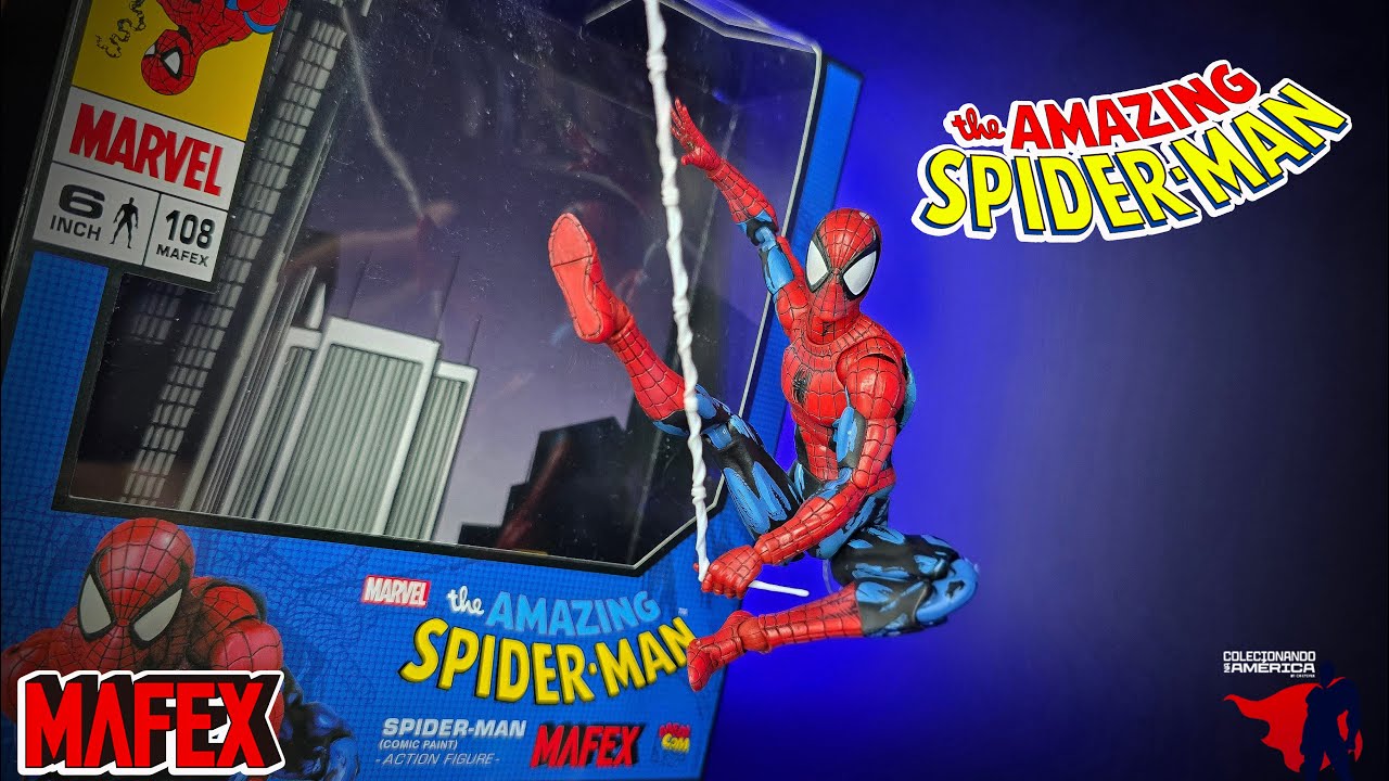 MAFEX The Amazing Spiderman 108 - Review em PT/BR - YouTube