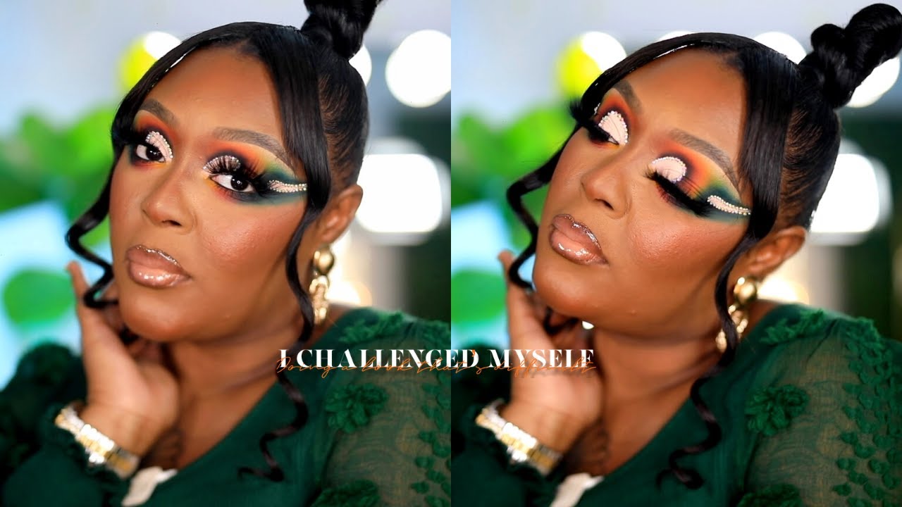 I CHALLENGED MYSELF TO DO A DIFFICULT MAKEUP LOOK | BRIANA MARIE - YouTube