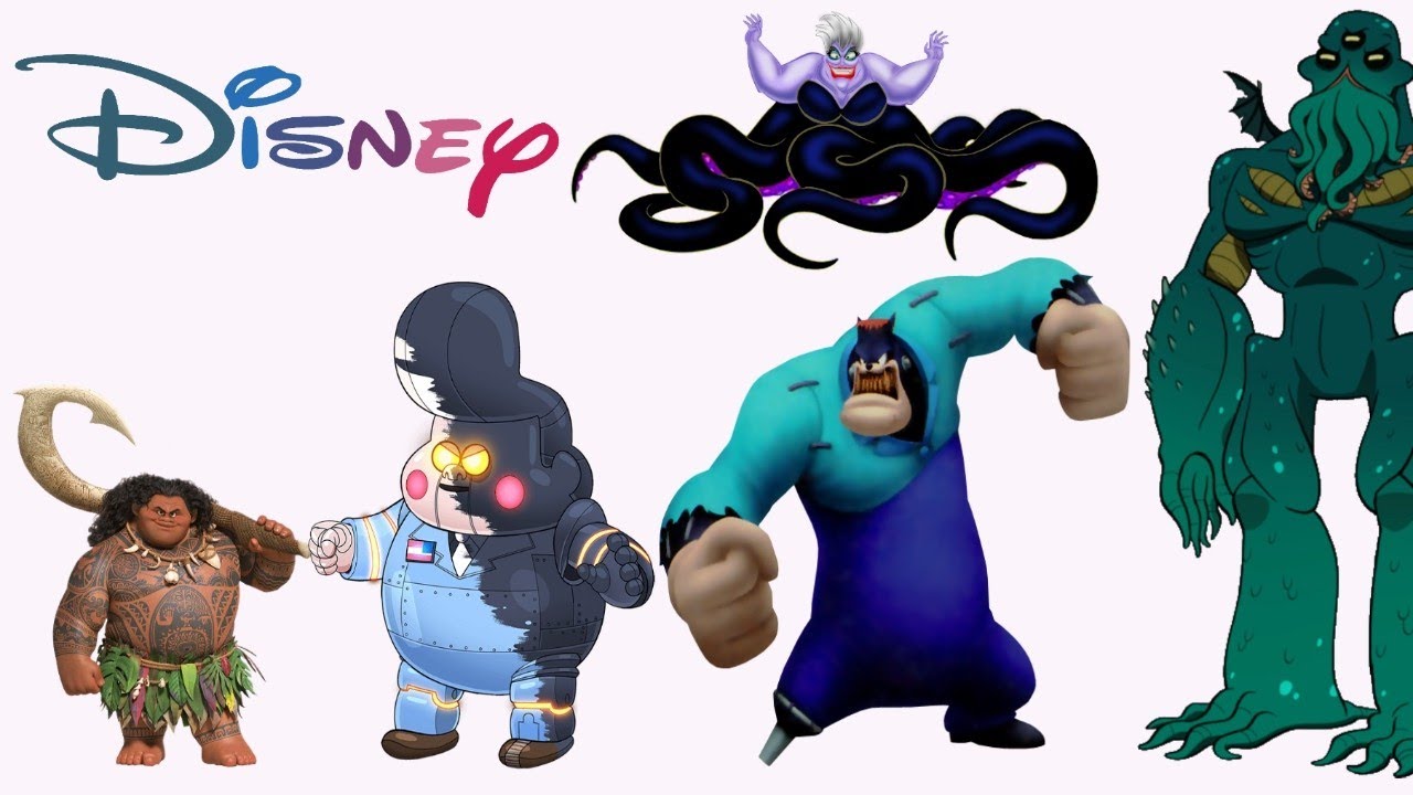 Size Comparison Disney Characters | Biggest Giants of Disney | Part 2 ...