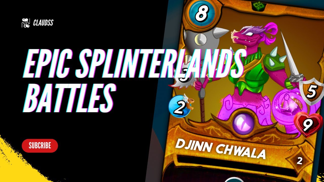 Splinterlands Max Mana Guild Brawl Battle #01 - YouTube