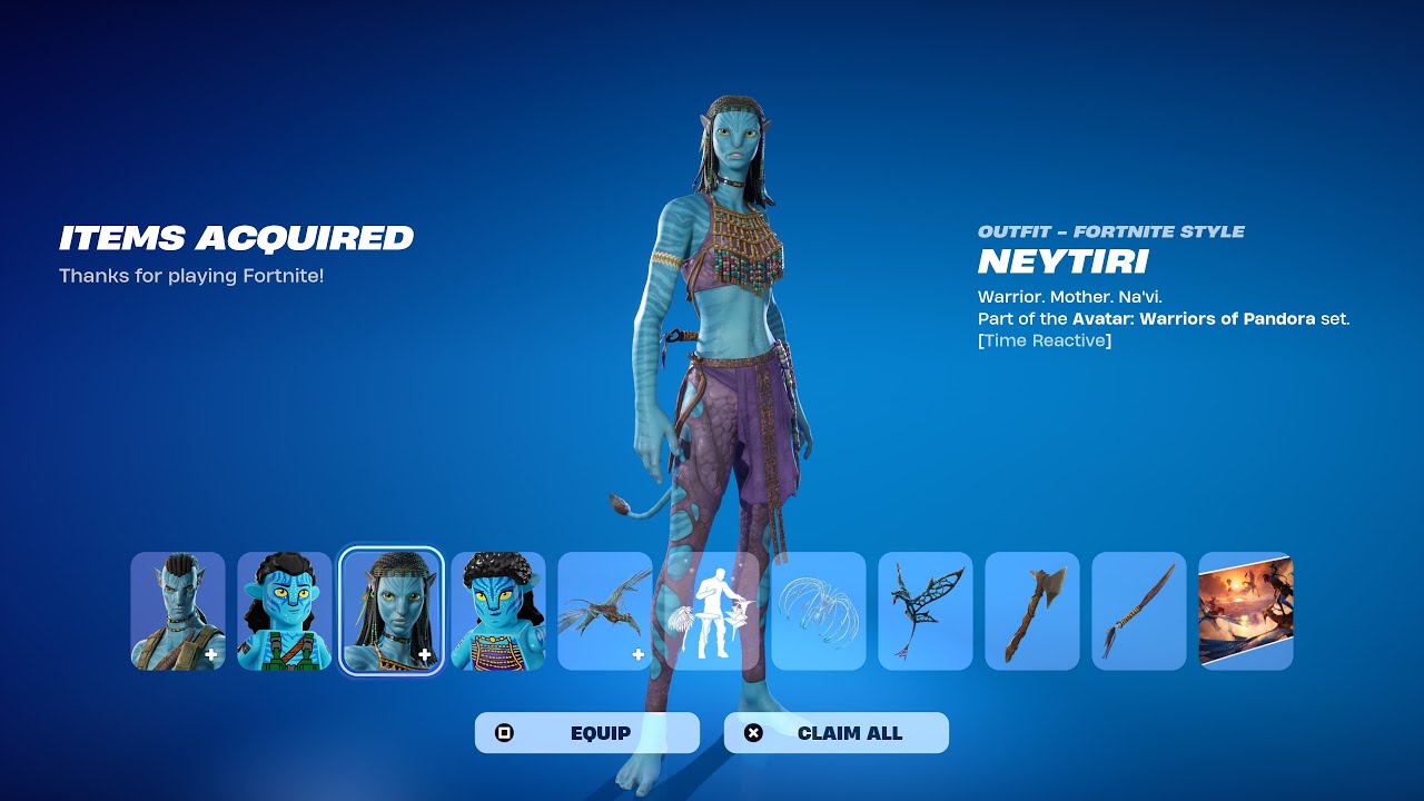 New Avatar skins in Fortnite! (Fortnite item shop) - YouTube