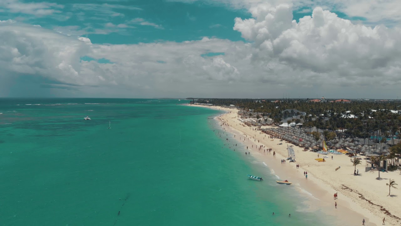 Drone Footage Of Beach - YouTube