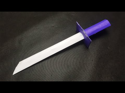Como Fazer Uma Espada de Papel - Tutorial Fácil - YouTube